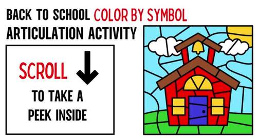 Back To School Articulation Color By Code: SH, CH, TH, J | TPT
