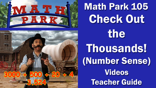 CHECK OUT THE THOUSANDS (Number Sense) - MATH PARK 105 by Lucky Cat ...