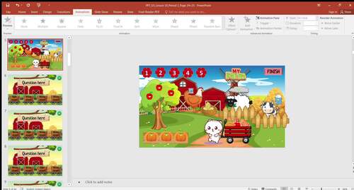 Interactive PowerPoint Game for lesson - My Farm by The Teaching ...