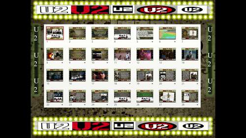 U2 (Bono, Edge, etc.) : 25 slides (text, hyperlinks, primary sources ...
