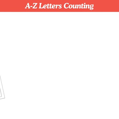 Alphabet Letter Hunt Worksheets: A-Z Case Recognition & Counting