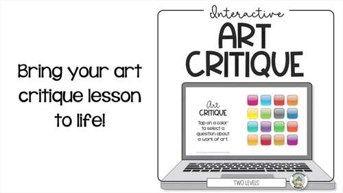Art Critique Questions • Interactive Google Slides Activity • Art History