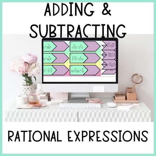Adding and Subtracting Rational Expressions Activity | TpT