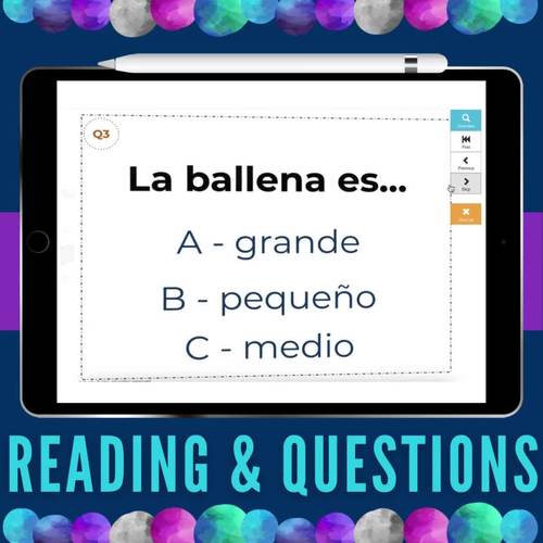 Boom Cards Berta | A Spanish Short Story for beginners with Questions