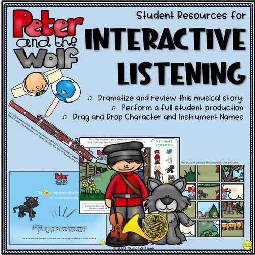Peter and the Wolf - Interactive Listening / Role Play (with Easel Audio)