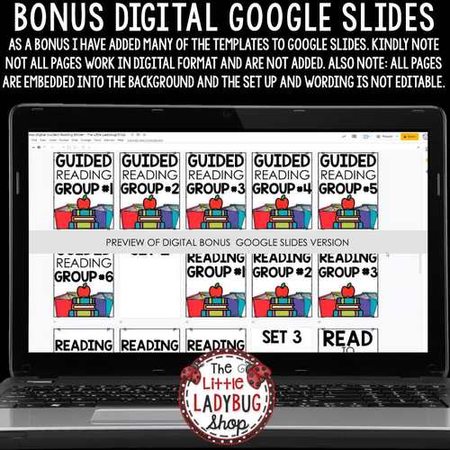 Teacher Guided Reading Binder Planner Strategies Conference Data ...
