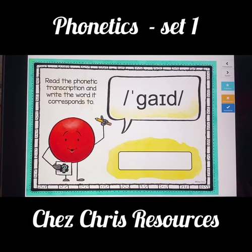 I can read IPA Phonetics (boom™ cards) - 1 syllable words by Chez Chris