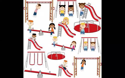 GIFs: Outdoor School Recess Animated GIF Set by By Abb | TPT