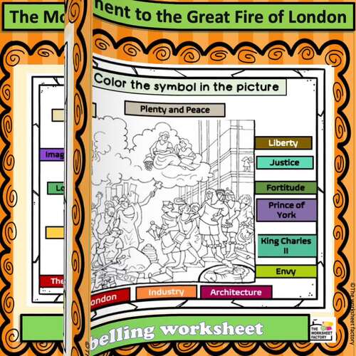 The Monument to the Great Fire of London - Symbolism Worksheets ...