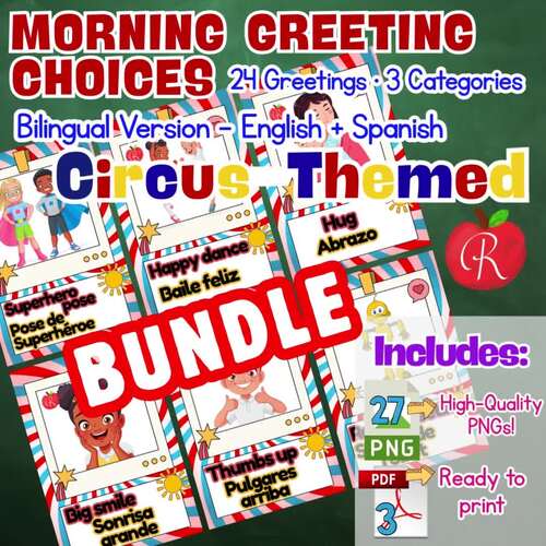 Morning Greeting Choices Posters | Bilingual |Classroom Decor | BTS ...