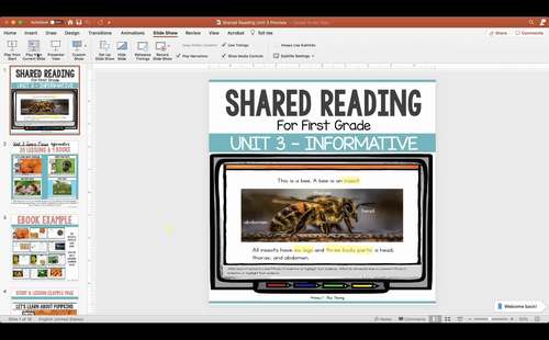 FIRST GRADE INFORMATIVE SHARED READING LESSONS and ACTIVITIES | TPT