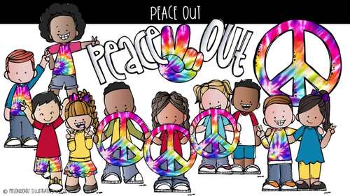 Peace Out clip art End of Year clip art Last day of school clip art ...