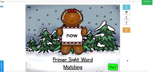 Primer Sight Words Boom Cards | Gingerbread Man Activities by Teaching ...