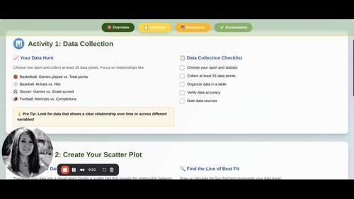 The Slope of Success- Linear Functions WEBQUEST by TeachableBehavior