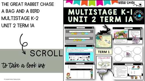 A BAG AND A BIRD Multi-Stage K-2 Unit 2 comp B ENGLISH TERM 1A NSW DET