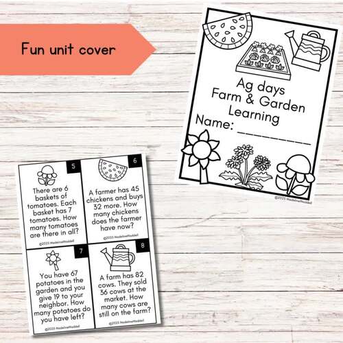 Farm vs. Garden Agriculture Resource - Reading, Writing, Math & Science