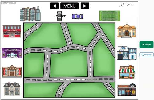 Community Maps Speech Therapy Articulation BOOM™ CARDS Activity Scenes ...
