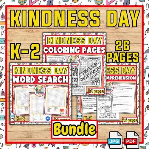 World kindness day activities - worksheets | kindness activities bundle ...