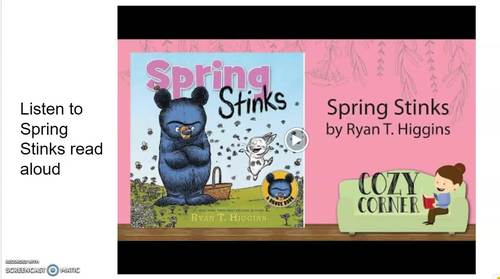 Spring Stinks Literacy Unit for Special Education PRINT and DIGITAL