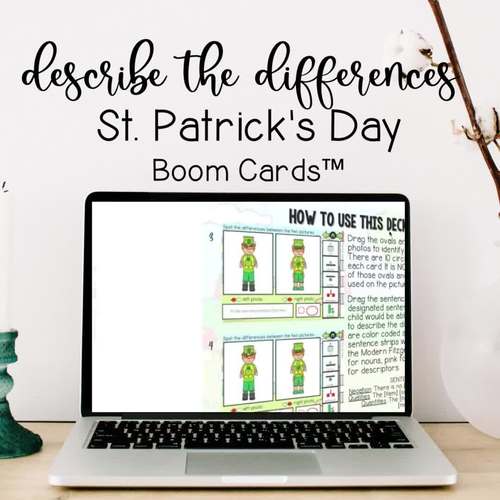 St. Patrick's Day Describe the Differences No Prep Speech Therapy Boom ...