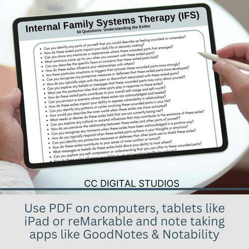 Internal Family Systems Therapy Questions, Therapy Cheat Sheet | TPT