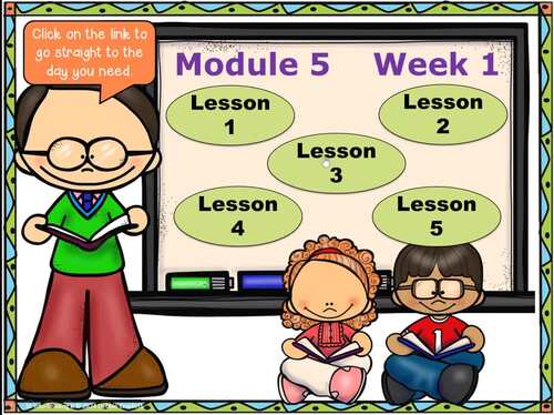 HMH Into Reading - Kindergarten Structured Literacy Presentation - Module 5