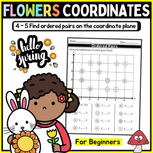 ⭐ Spring Math Worksheets Ordered Pairs Coordinate Plane March ...