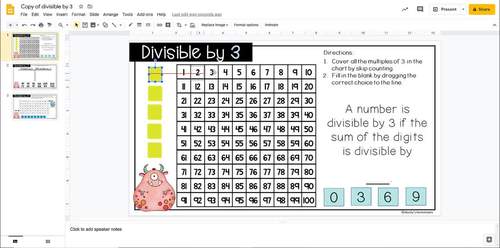 Divisibility Rules Activities Interactive Google Classroom Math Assignments