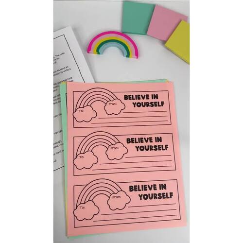 Motivational Testing Notes & Test Encouragement Notes for Good Luck