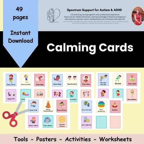 Calming Corner Emotional Regulation ADHD Autism Helper Calming Strategies