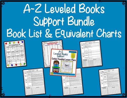 A-Z Books Support Bundle: Guided Reading Lesson Plans Sets 1 - 3 ...