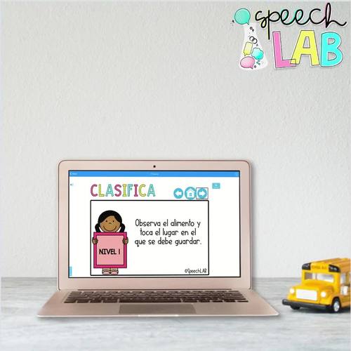 Boom Cards Kitchen Sorting / Clasifica en la Cocina by Speech LAB