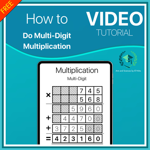 Tutorial Video: How to do multi-digit multiplication | TPT
