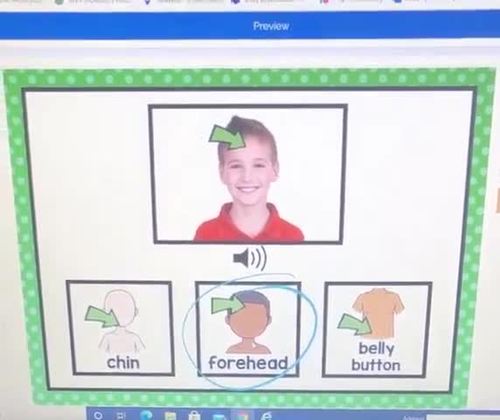 Body Parts Vocabulary with SOUND & real photos-BOOM™ Cards Preschool, Sped