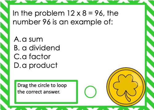 St. Patrick's Day Math Task Cards | Printables & Digital Bundle | Math ...