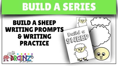 Build a Sheep Craft Activity | Cut & Paste Farm Animal Craft + Writing ...