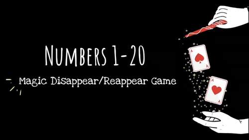 Number Recognition & Identifying Numbers 1-20 Interactive Math Bingo ...