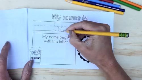 Printable Half-page All About Me Book (Back-to-School Writing Activity)