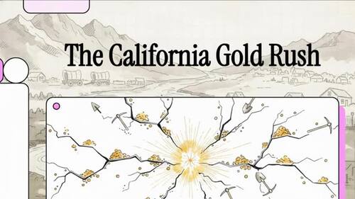 The California Gold Rush Reading Worksheets | Westward Expansion Grades ...