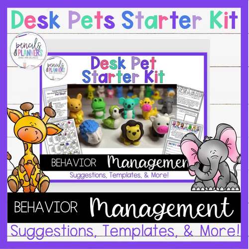 Desk Pets - Starter Kit by Pencils and Planners | TPT