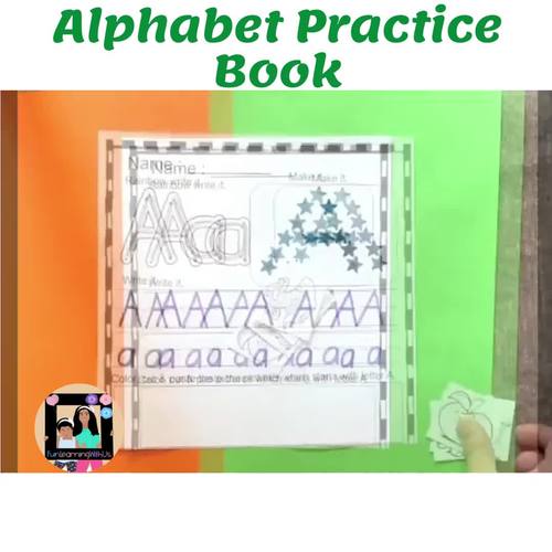 Alphabet Writing Practice Book(NO PREP)|ABC writing Tracing Sheet|Back ...