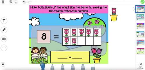 FLASH!!!1st Grade Math Preloaded Seesaw Activities Growing BUNDLE