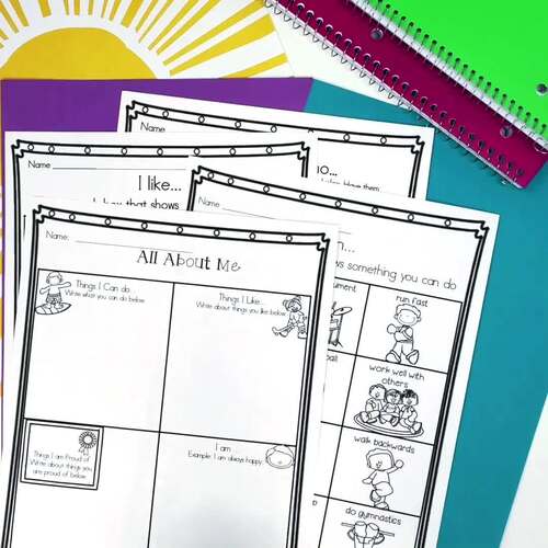 Back to School Getting to Know You Activities Icebreakers 1st & 2nd Grade