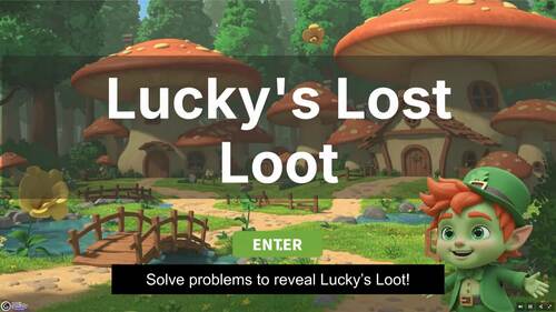 St Patricks Day Math Game 4th Grade Digital Interactive by Hogan's Math ...