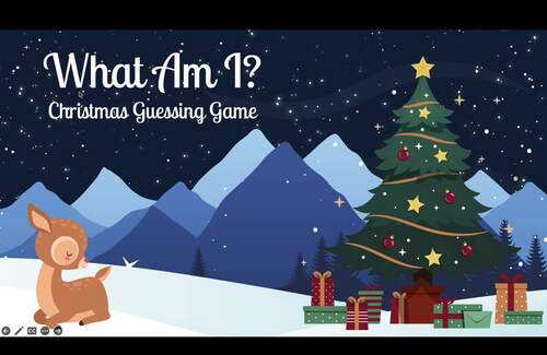 What Am I ? Game | Christmas PPTX | ESL ELL Game A1+| Digital Resource