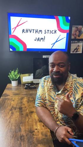 Rhythm Stick Jam! Speech and Percussion Activity by F Willis Music