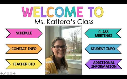 Digital Back To School | Meet the Teacher Slides by Happily Heather After