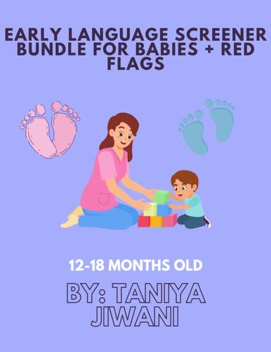 Early Language Screener Bundle for Toddlers (12–24 Months) Red Flags