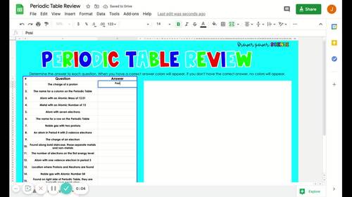 Periodic Table Pixel Art Magic | Ugly Sweater by Brower Power Science