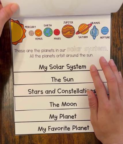 Me & My Place in Space by Preschoolers and Sunshine | TPT